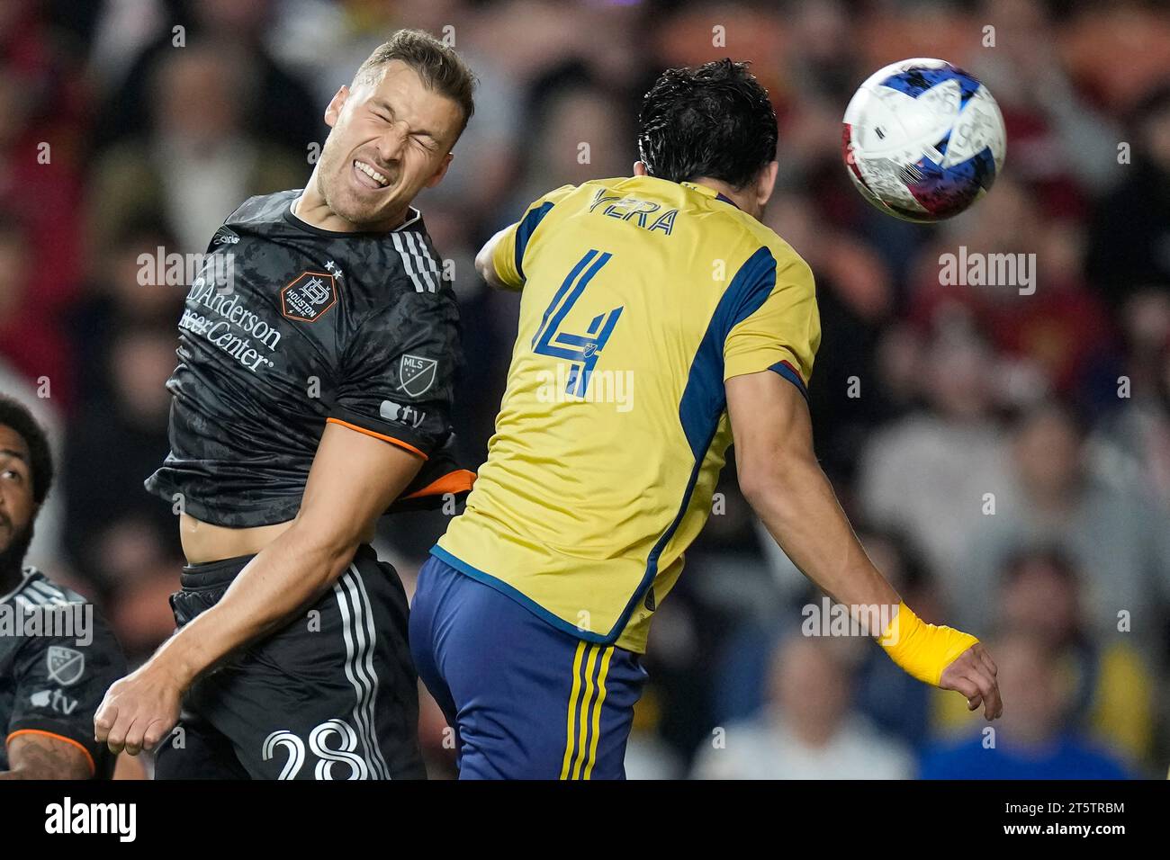 Houston Dynamo defender Erik Sviatchenko (28) and Real Salt Lake ...
