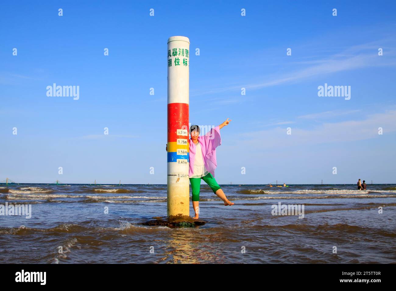 Sea level mark hi-res stock photography and images - Alamy