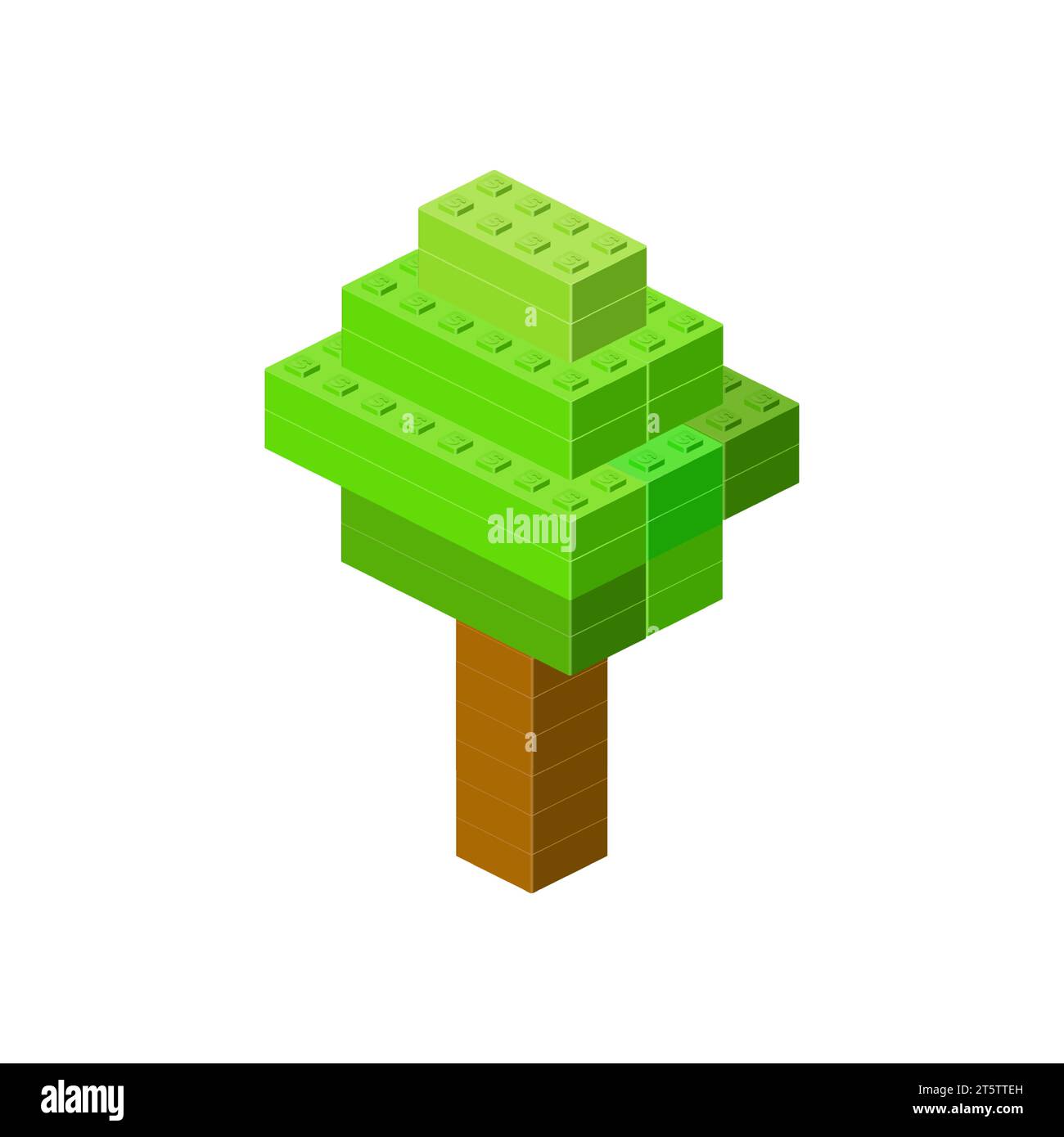 Green trees square Cut Out Stock Images & Pictures - Alamy