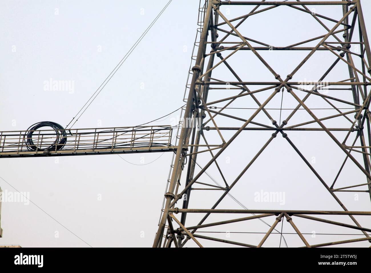 Cable television transmission tower Stock Photo - Alamy