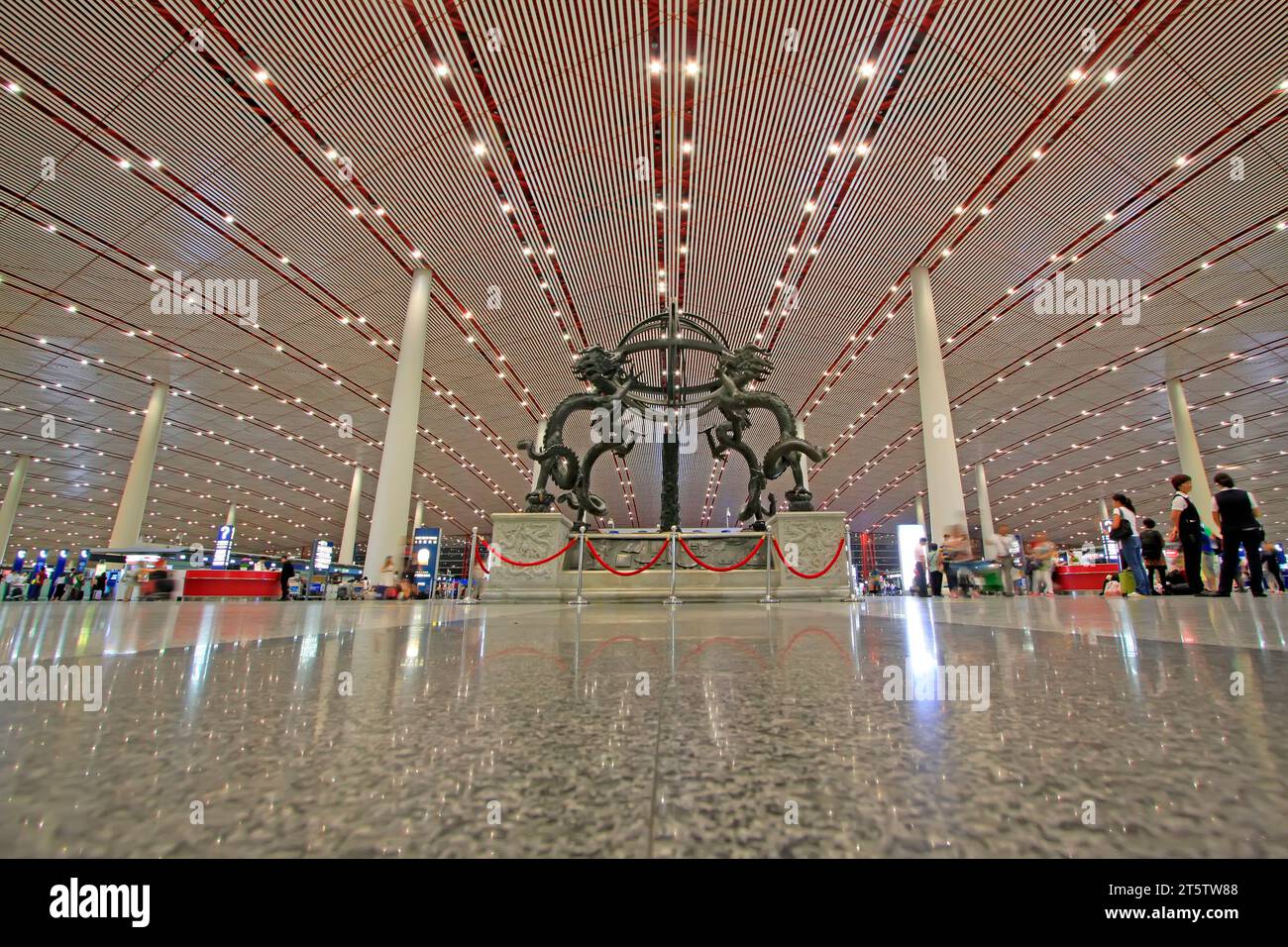ancient armillary sphere model, Beijing capital international airport ...