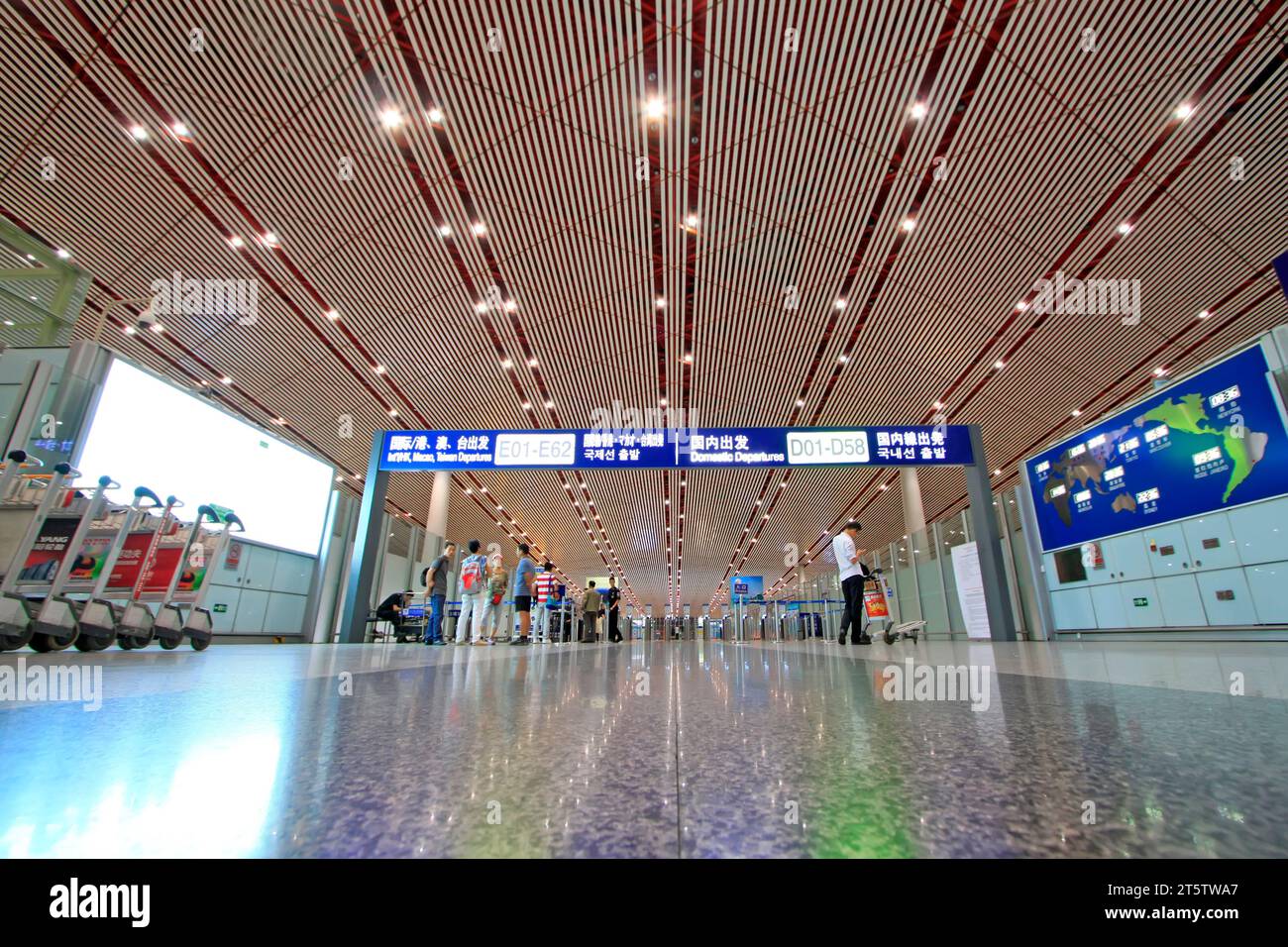 Beijing Capital International Airport T3 terminal Lounge, China Stock ...