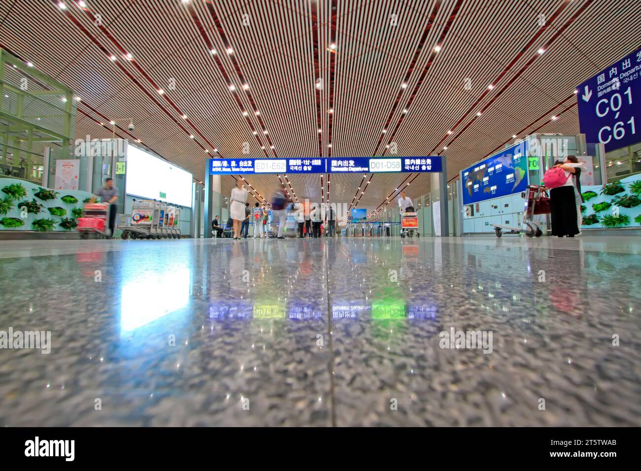 Beijing Capital International Airport T3 terminal Lounge, China Stock ...