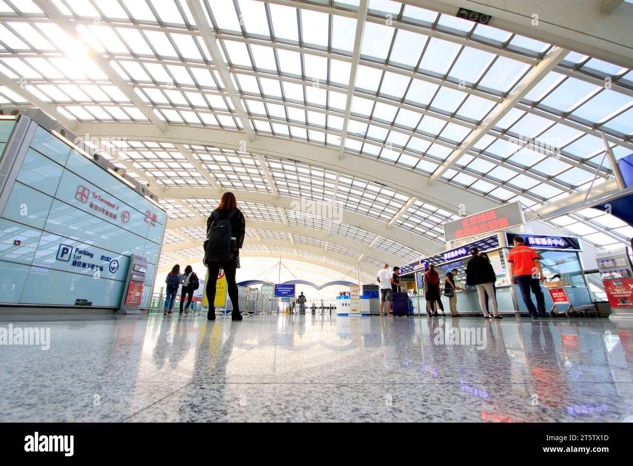 Beijing Capital International Airport T3 terminal dome, China Stock ...