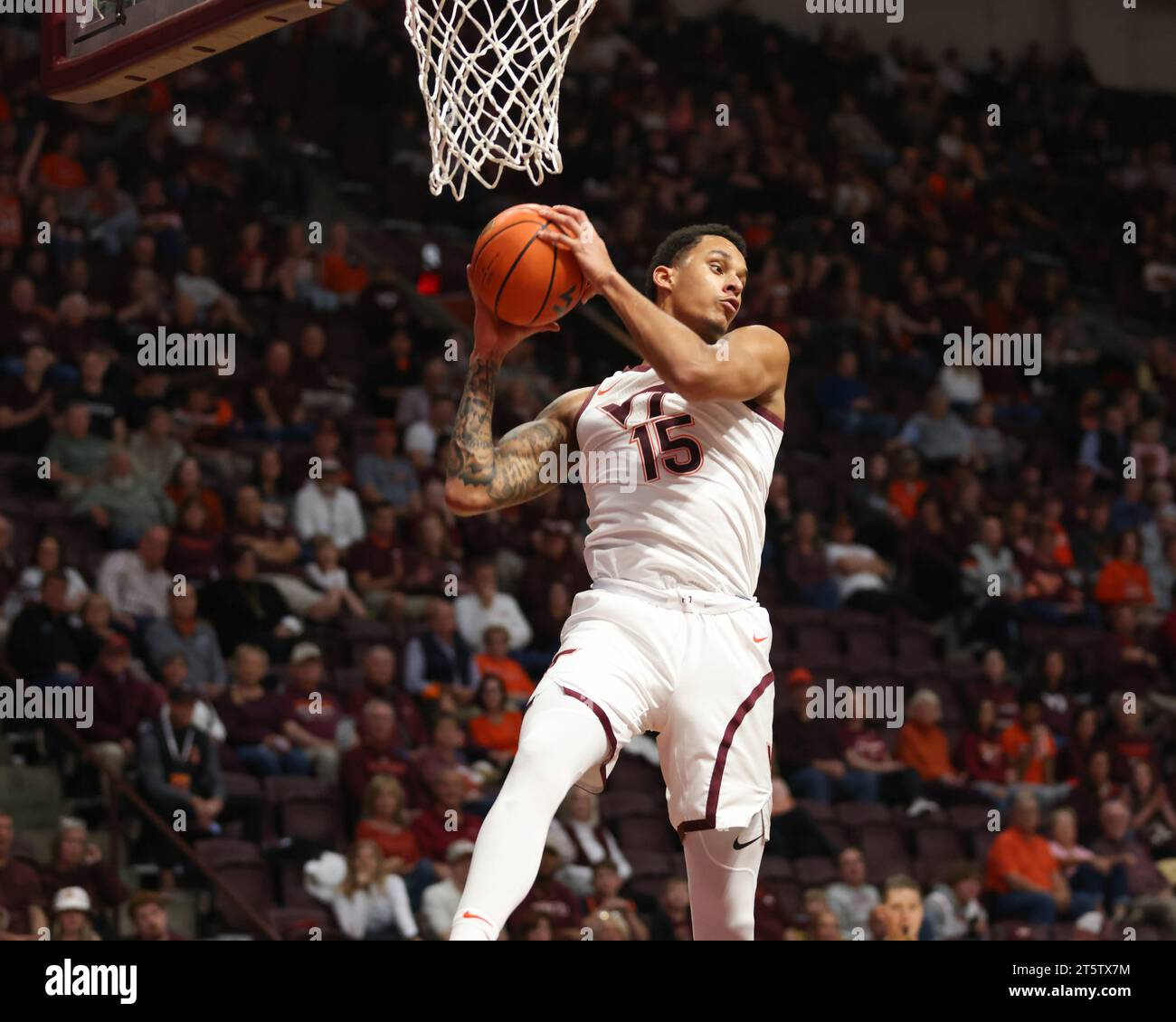 Blacksburg, Virginia, USA. 6th Nov, 2023. Virginia Tech Hokies center ...
