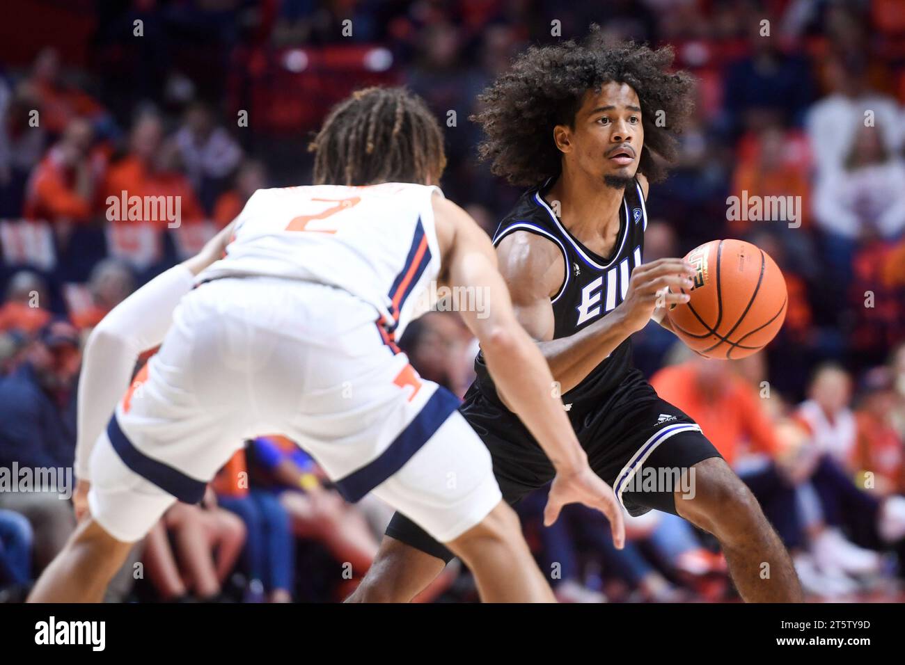 CHAMPAIGN, IL - NOVEMBER 06: Eastern Illinois Panthers Guard Isaiah ...