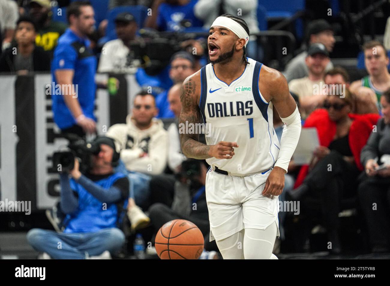 Orlando, Florida, USA, November 6, 2023, Dallas Mavericks player Jaden ...