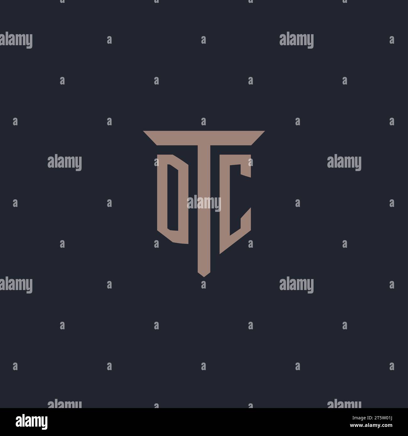 Dc logo vector hi-res stock photography and images - Alamy
