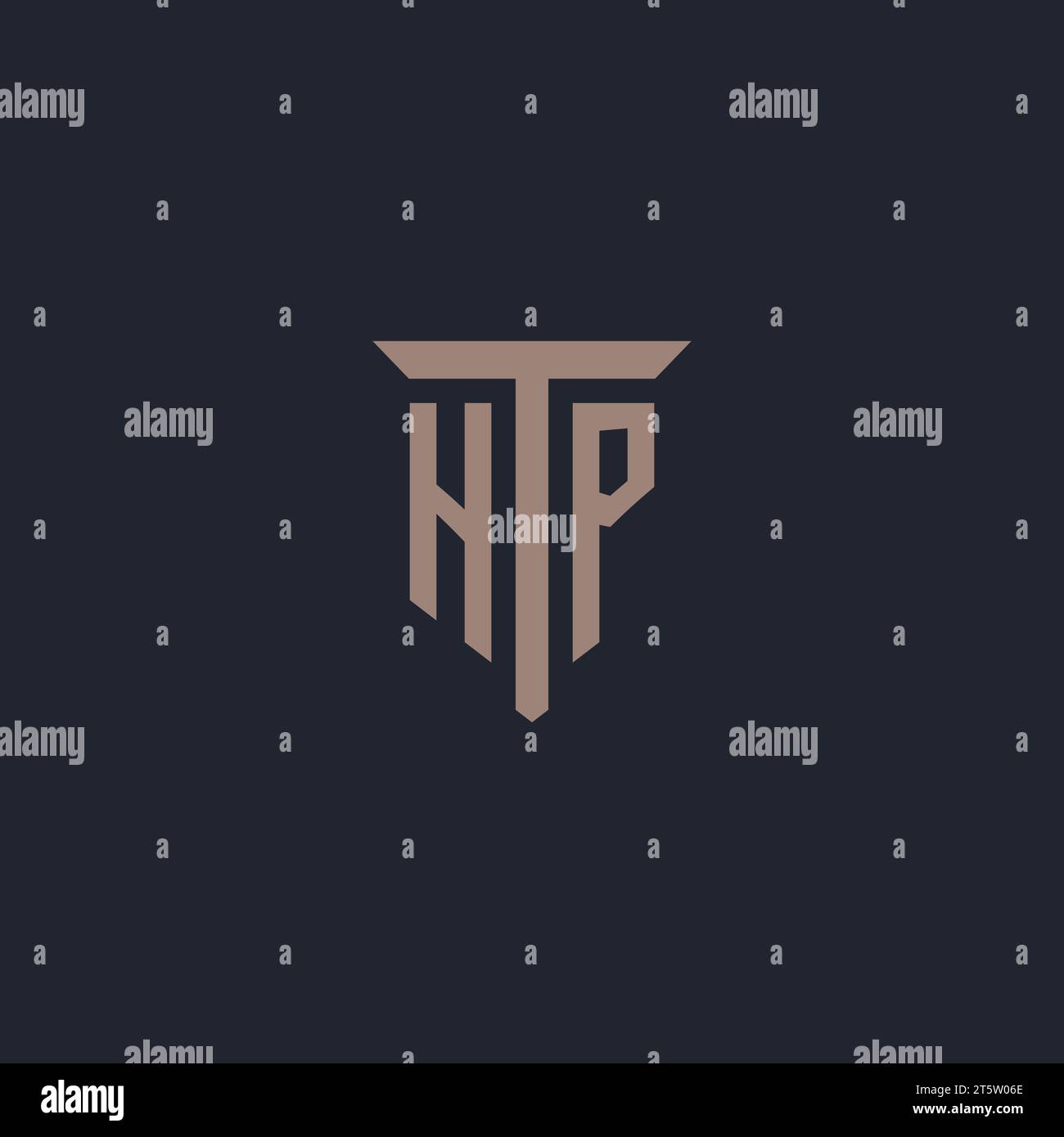 Hp logo design vector vectors hi-res stock photography and images - Alamy