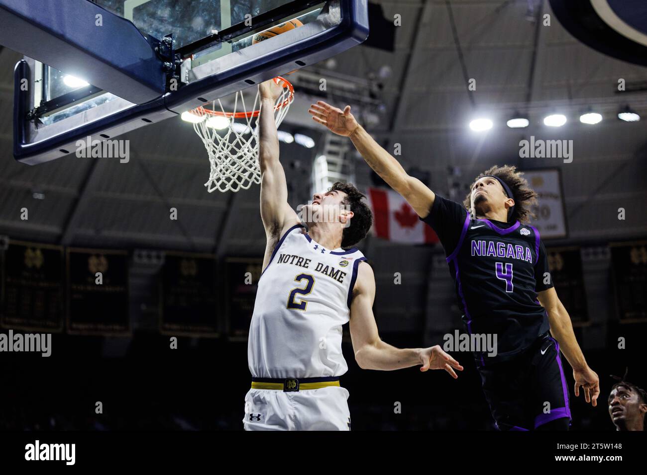 USA. 06th Nov, 2023. November 06, 2023: Notre Dame guard Logan Imes (2 ...