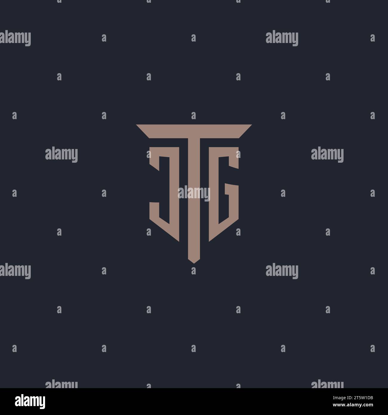 Jg logo vector vectors Stock Vector Images - Alamy