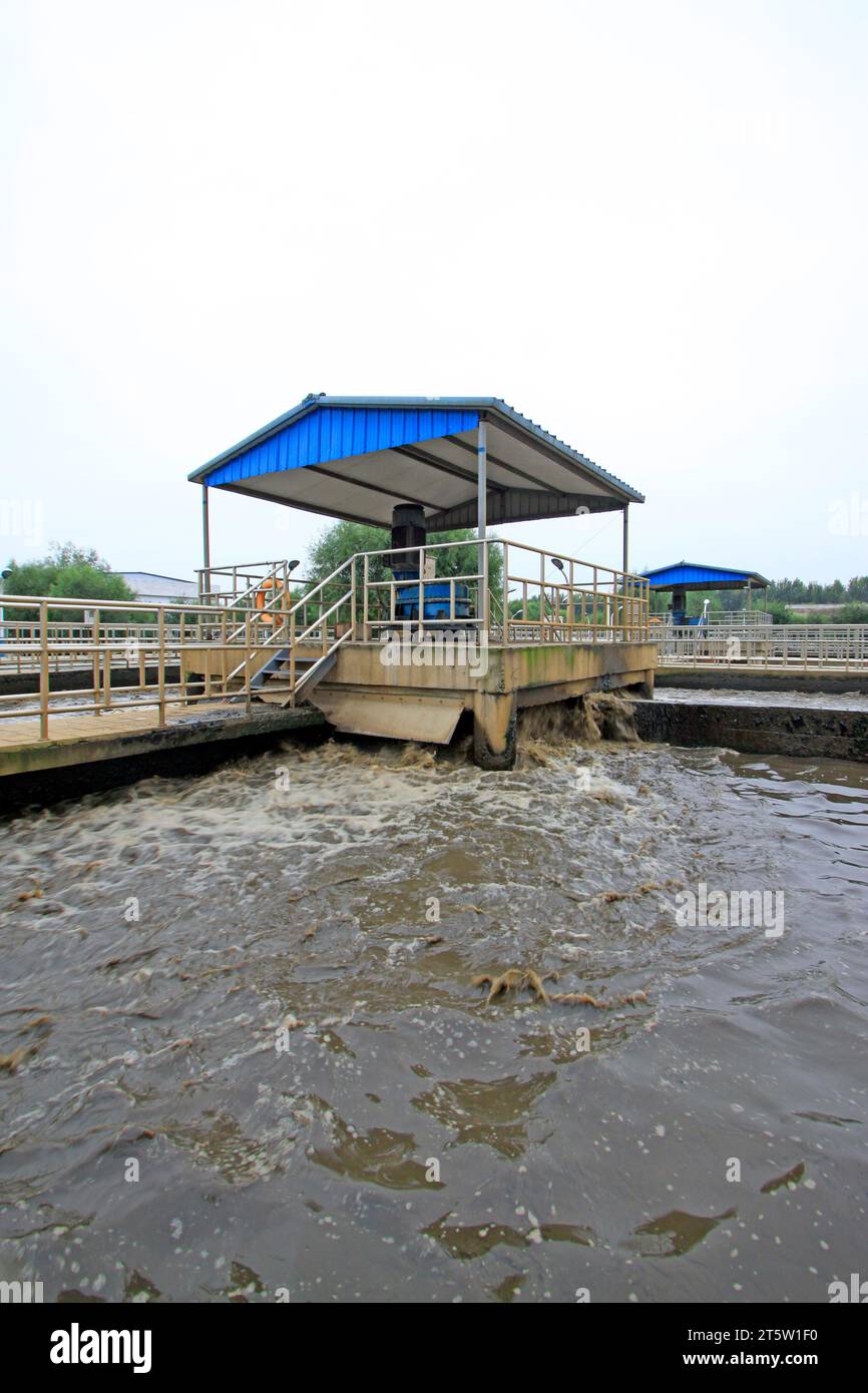 Oxidation ditch sewage treatment plant and table exposure machine ...