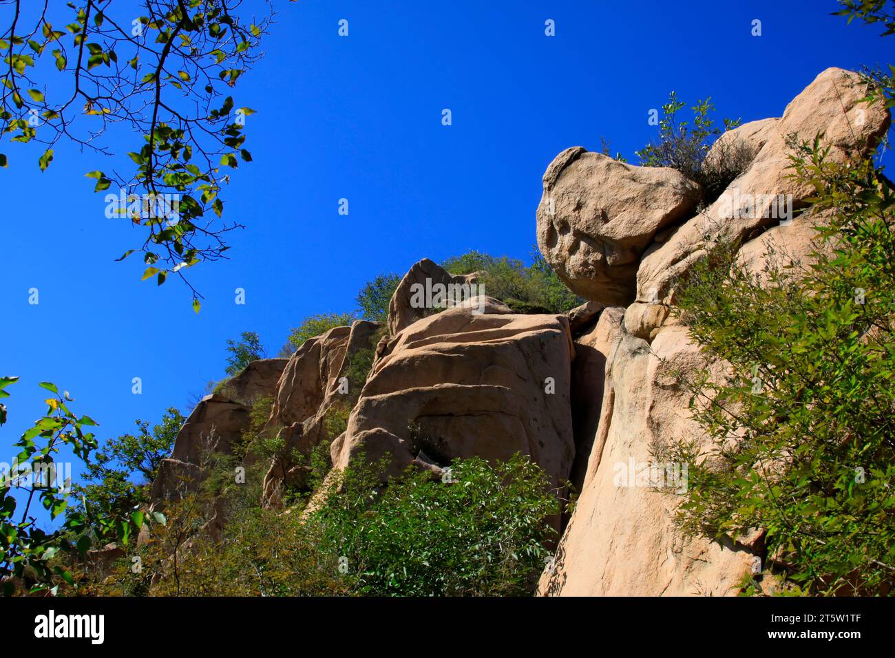 mountain scenery is in a geological park Stock Photo - Alamy