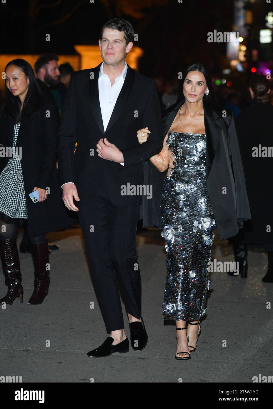 Wes Gordon and Demi Moore Stock Photo - Alamy