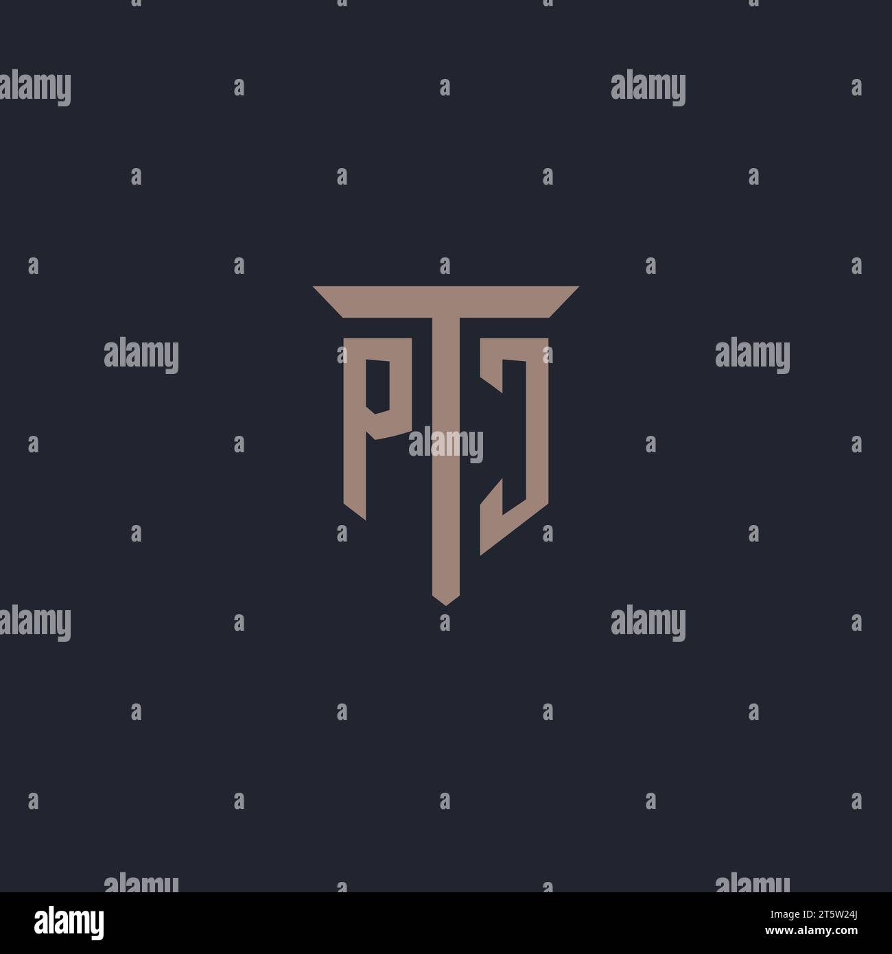 Pj logo vector vectors hi-res stock photography and images - Alamy