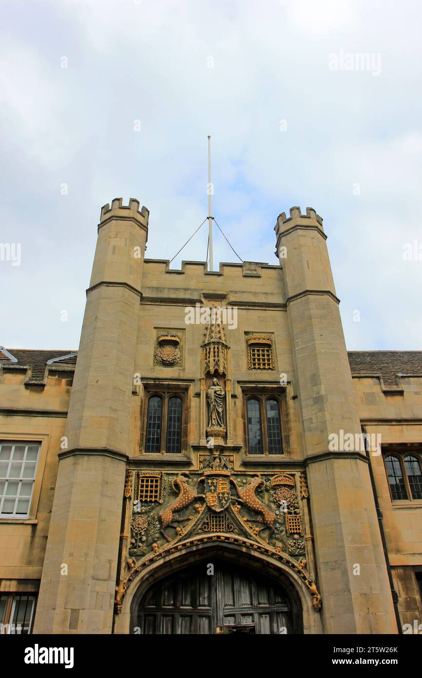 Cambridge building scenery, England Stock Photo - Alamy
