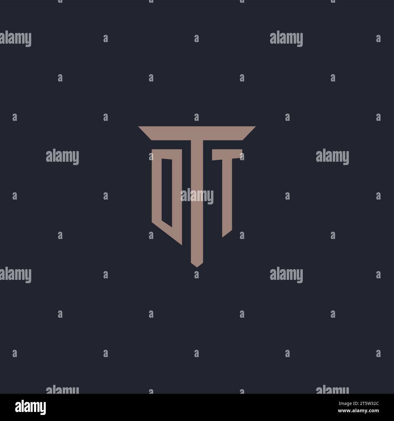 OT initial logo monogram with pillar icon design vector Stock Vector Image & Art - Alamy
