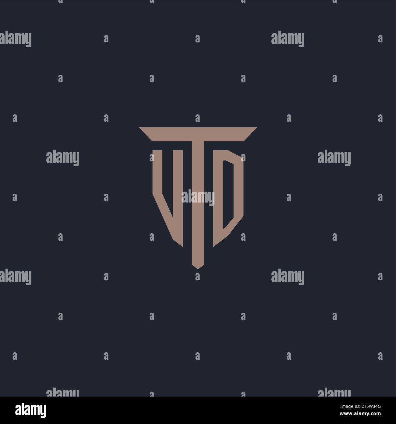 Vd logo design hi-res stock photography and images - Alamy