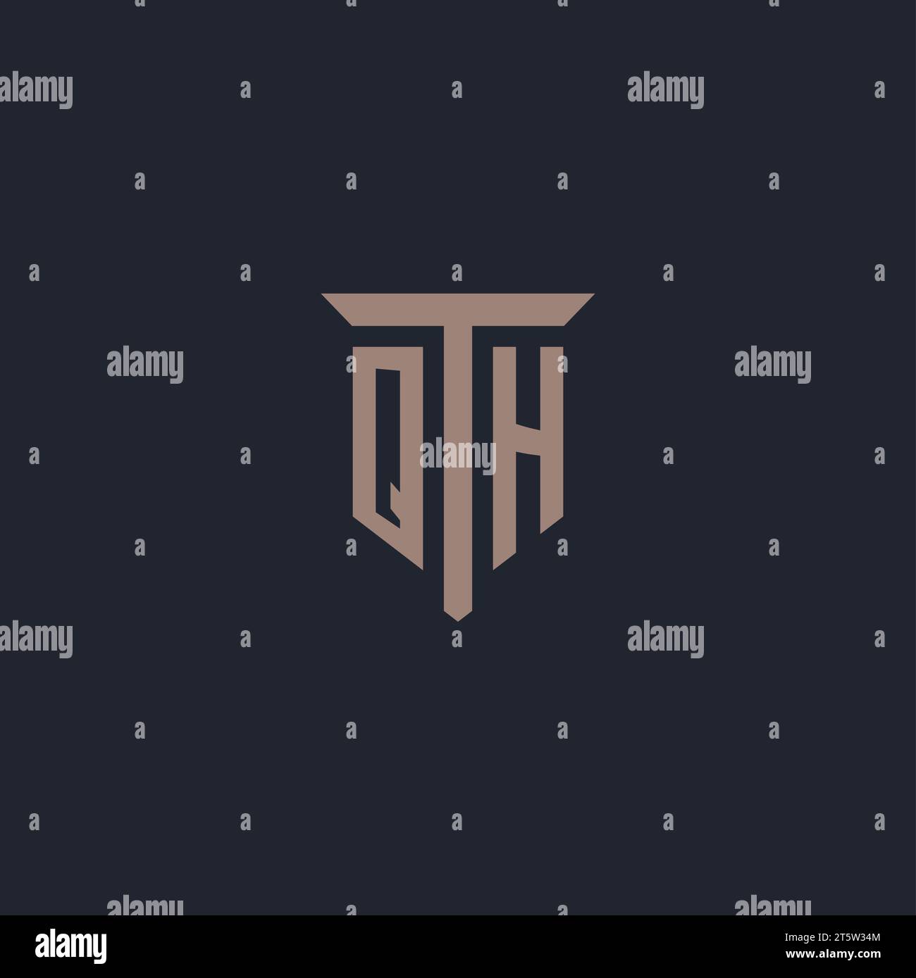 Qh design Stock Vector Images - Alamy