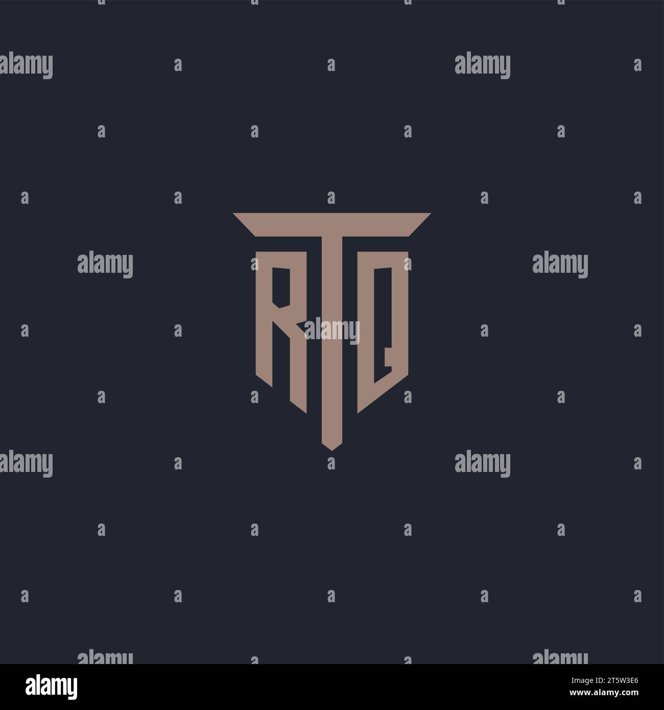 Rq logo vector vectors hi-res stock photography and images - Alamy