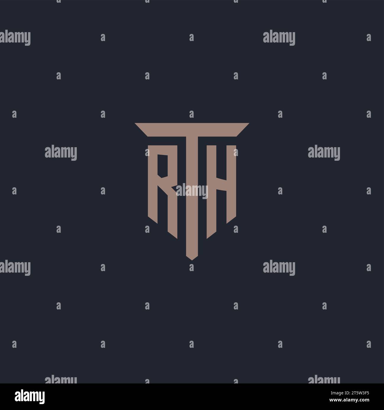 Rh logo vector vectors hi-res stock photography and images - Alamy