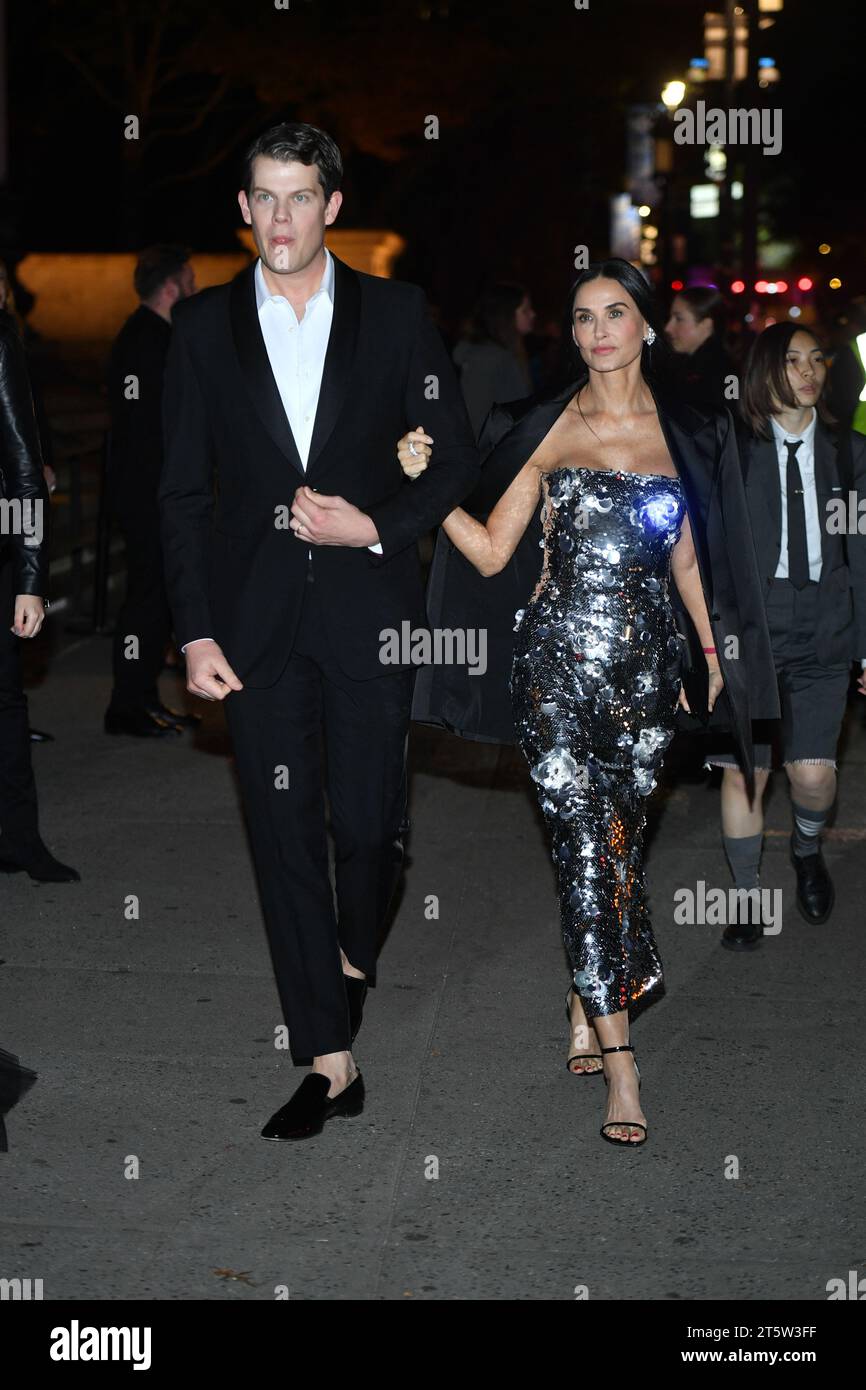 Wes Gordon and Demi Moore Stock Photo - Alamy