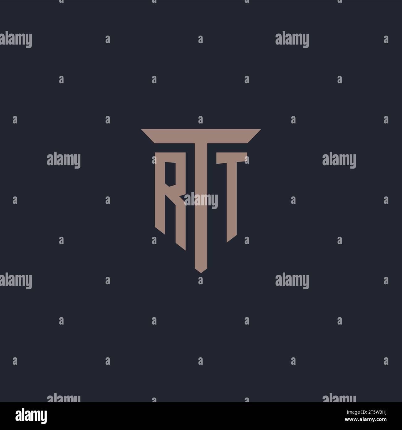Rt logo vector vectors Stock Vector Images - Alamy