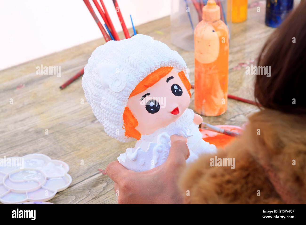 plaster statue color Stock Photo - Alamy