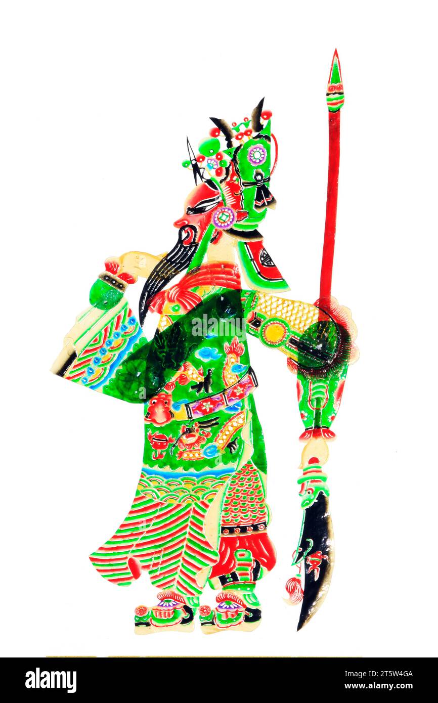 Chinese shadow puppets prop Stock Photo - Alamy