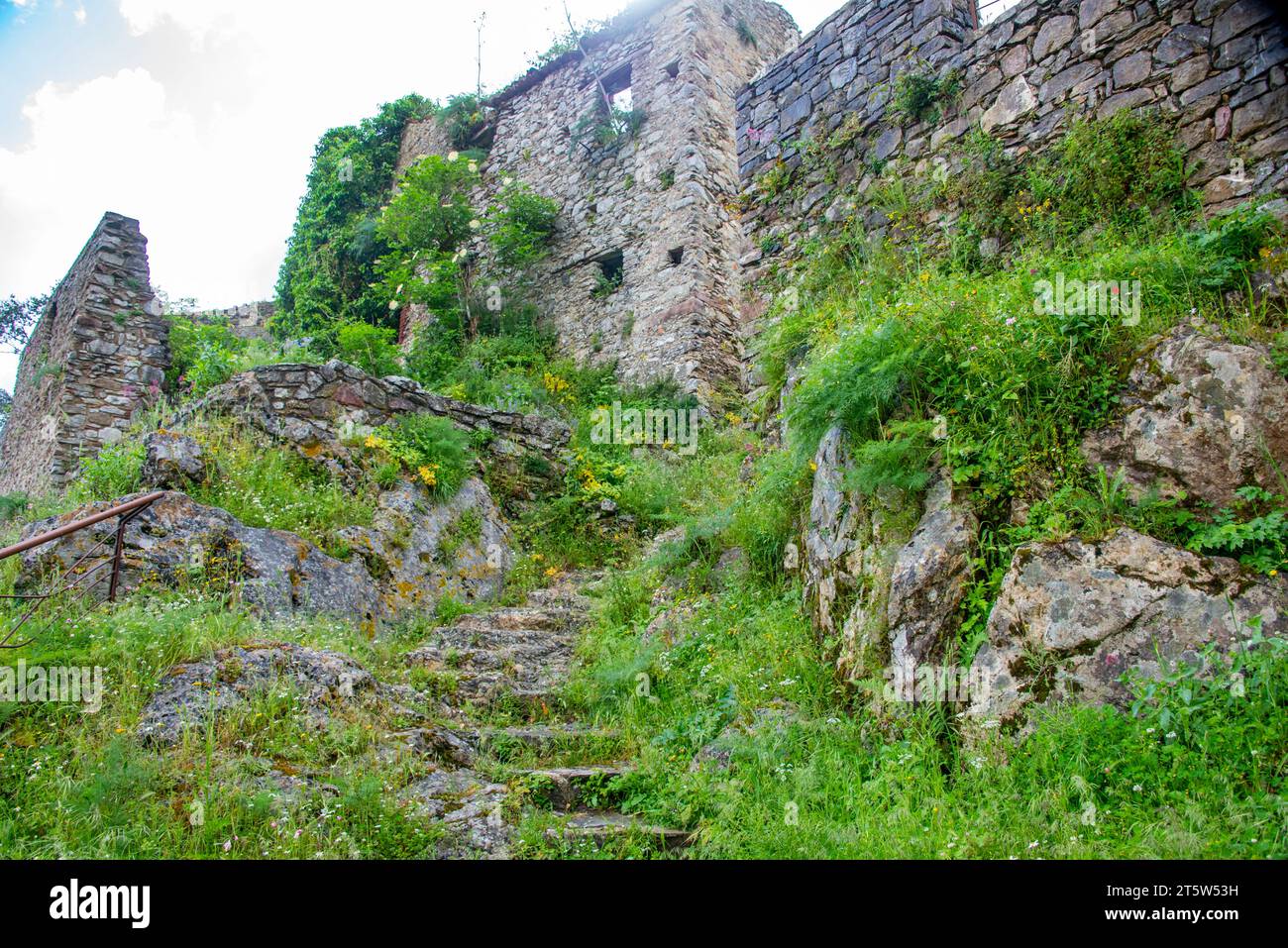 Medieval Village of San Severino di Centola - Italy Stock Photo - Alamy