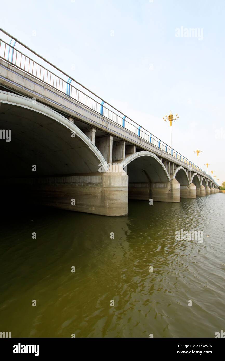 bridge landscape architecture, closeup of photo Stock Photo - Alamy