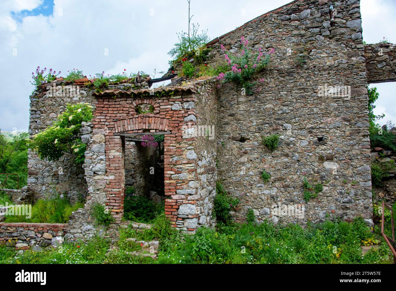 Medieval Village of San Severino di Centola - Italy Stock Photo - Alamy