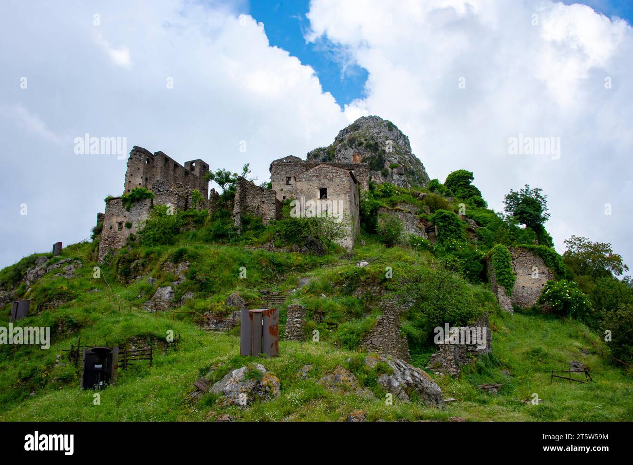 Medieval Village of San Severino di Centola - Italy Stock Photo - Alamy