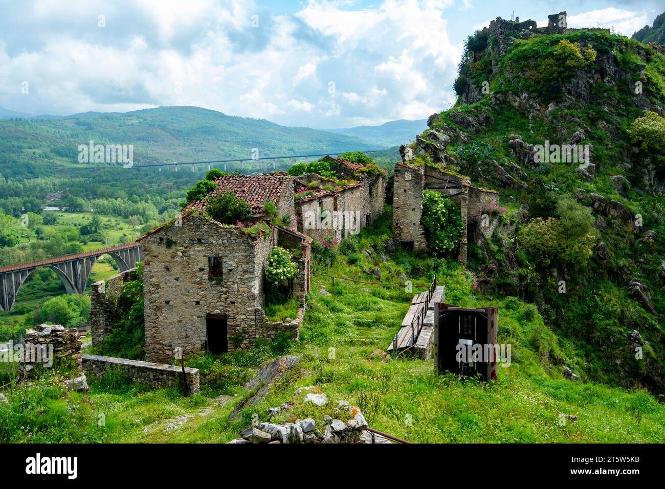 Medieval Village of San Severino di Centola - Italy Stock Photo - Alamy