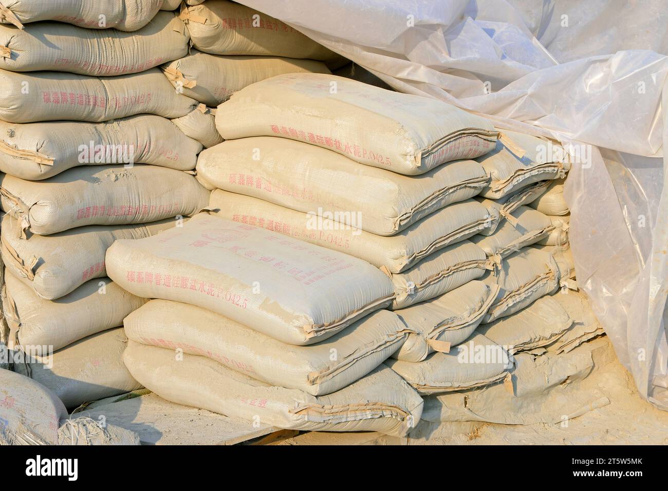 Bagged cement hi-res stock photography and images - Alamy