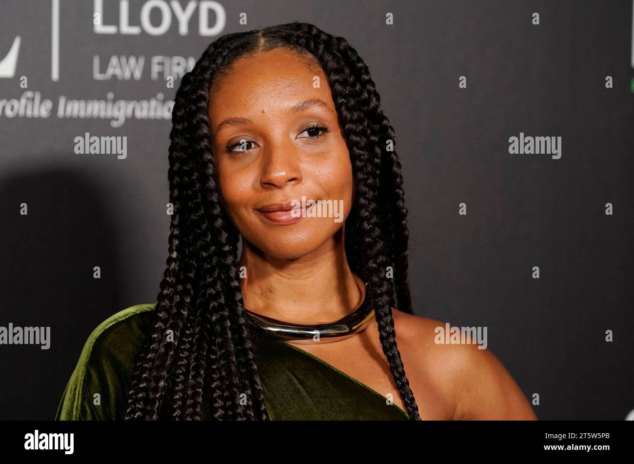 Nabiya Be poses at a screening of the film "Pictures of Ghosts" at the ...