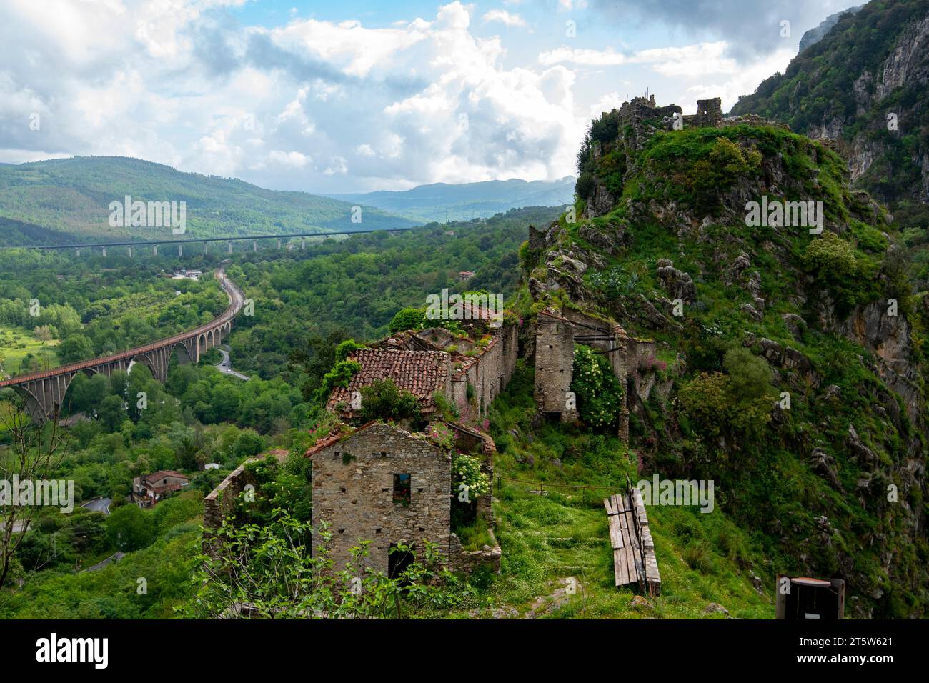 Medieval Village of San Severino di Centola - Italy Stock Photo - Alamy