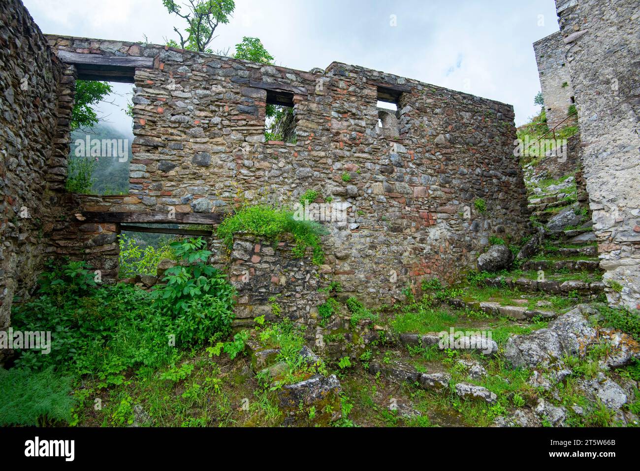 Medieval Village of San Severino di Centola - Italy Stock Photo - Alamy