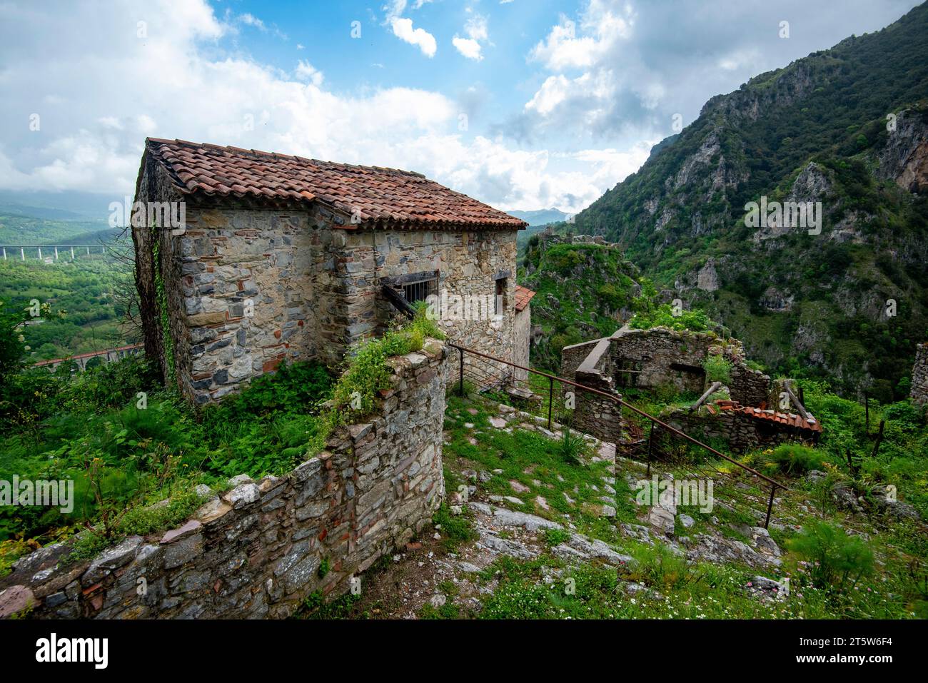 Medieval Village of San Severino di Centola - Italy Stock Photo - Alamy