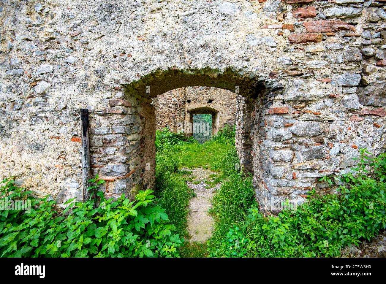 Medieval Village of San Severino di Centola - Italy Stock Photo - Alamy