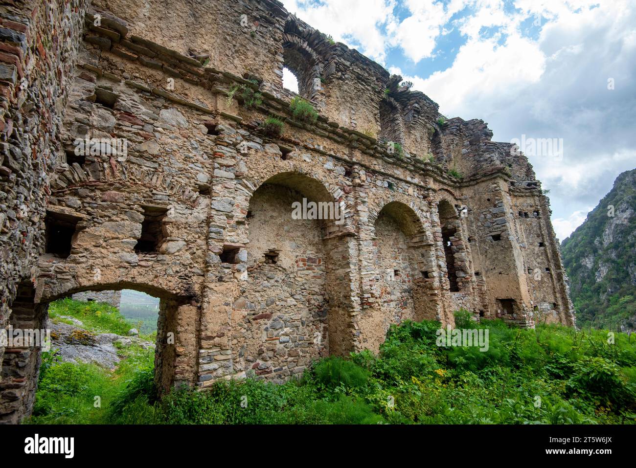 Medieval Village of San Severino di Centola - Italy Stock Photo - Alamy