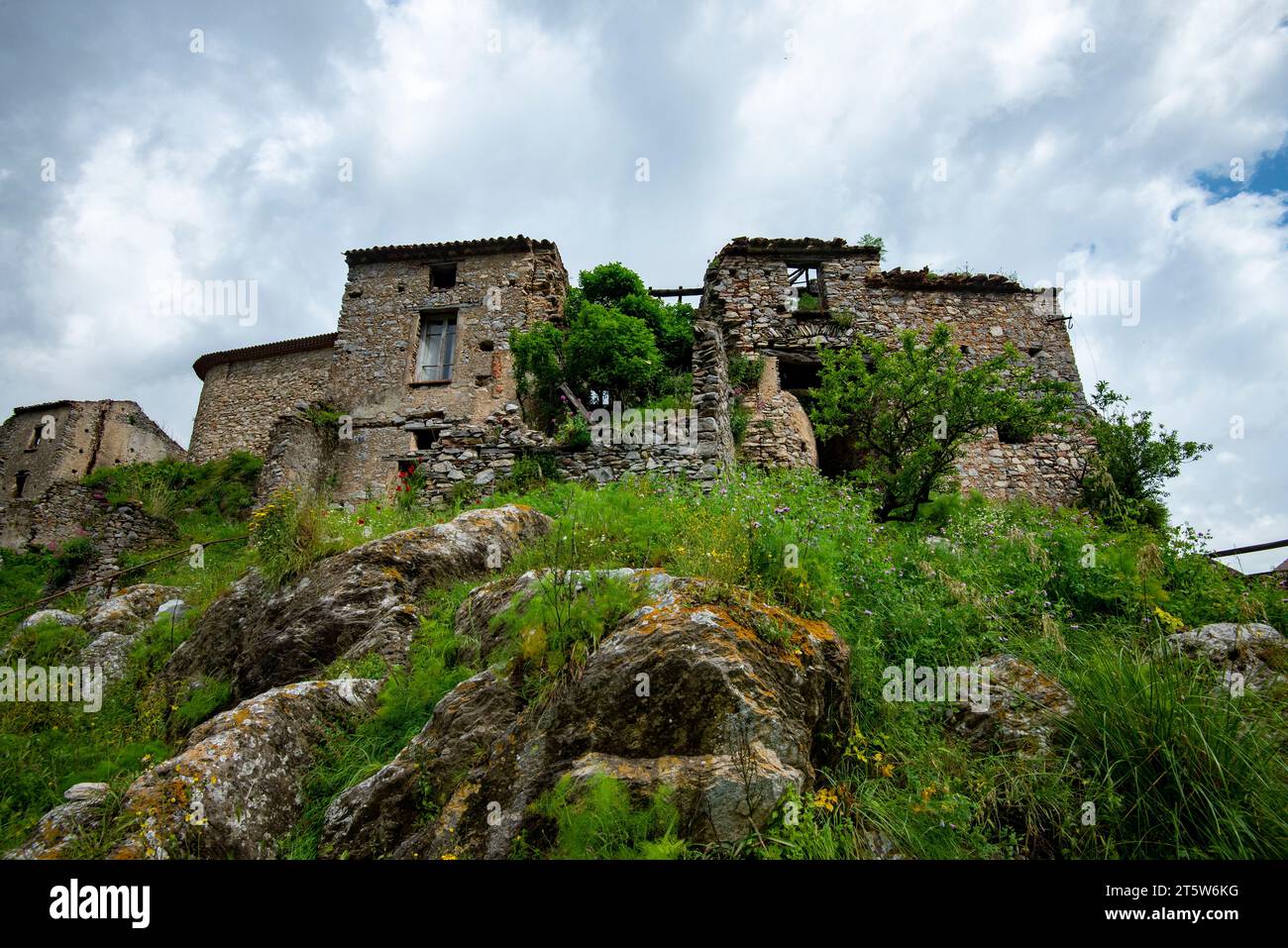 Medieval Village of San Severino di Centola - Italy Stock Photo - Alamy