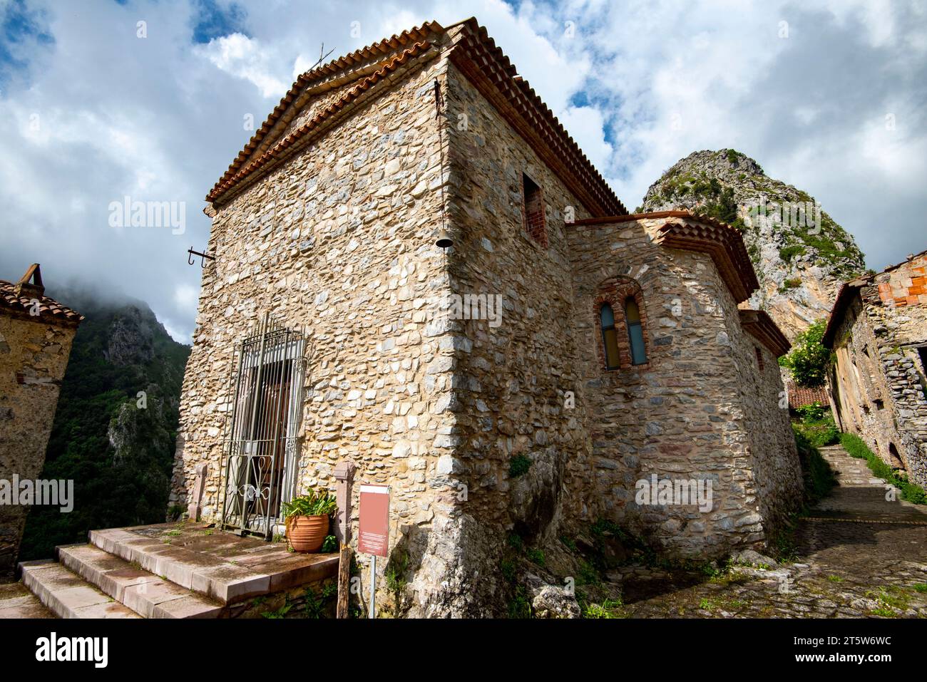 Medieval Village of San Severino di Centola - Italy Stock Photo - Alamy