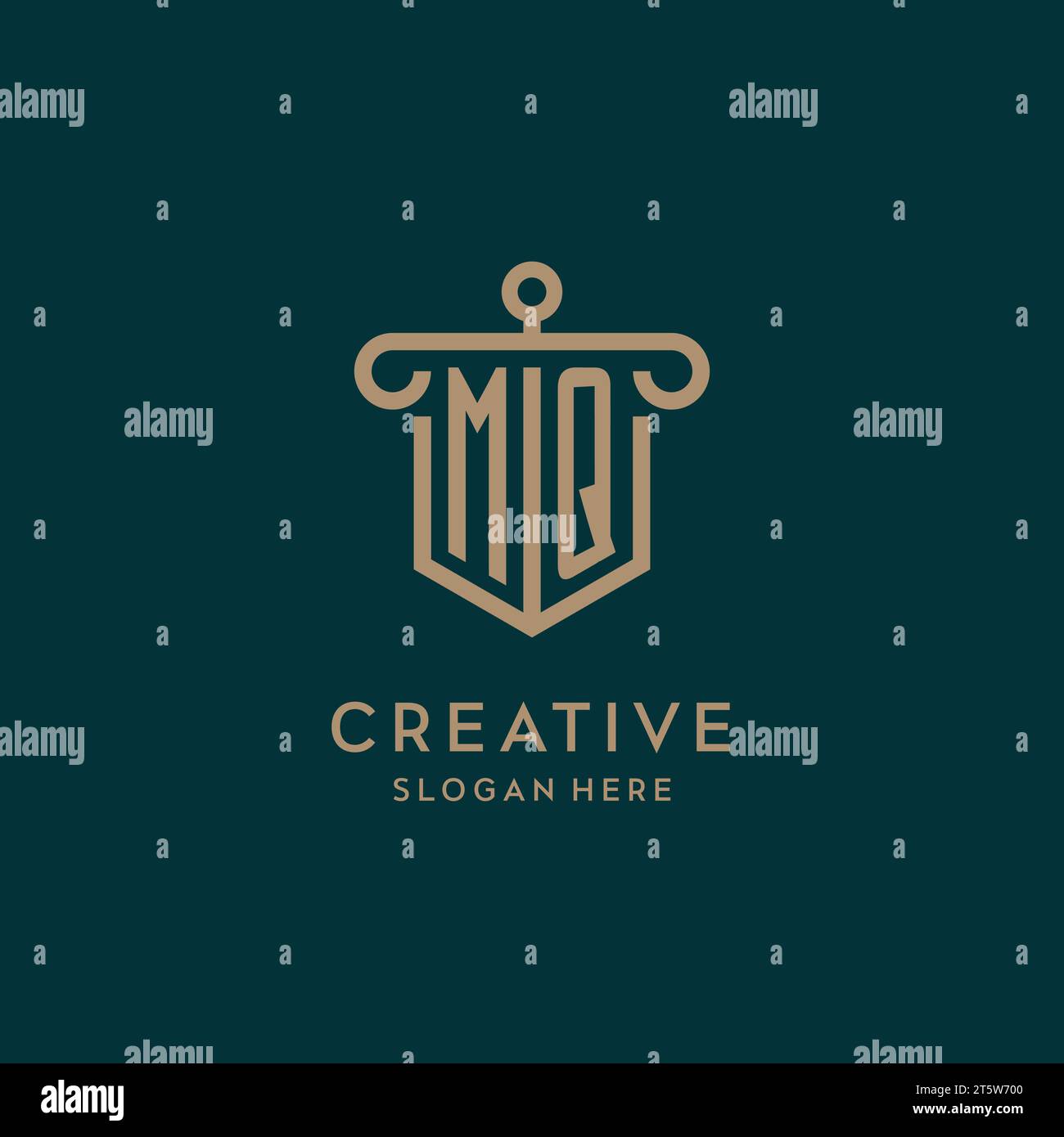 Mq monogram hi-res stock photography and images - Alamy