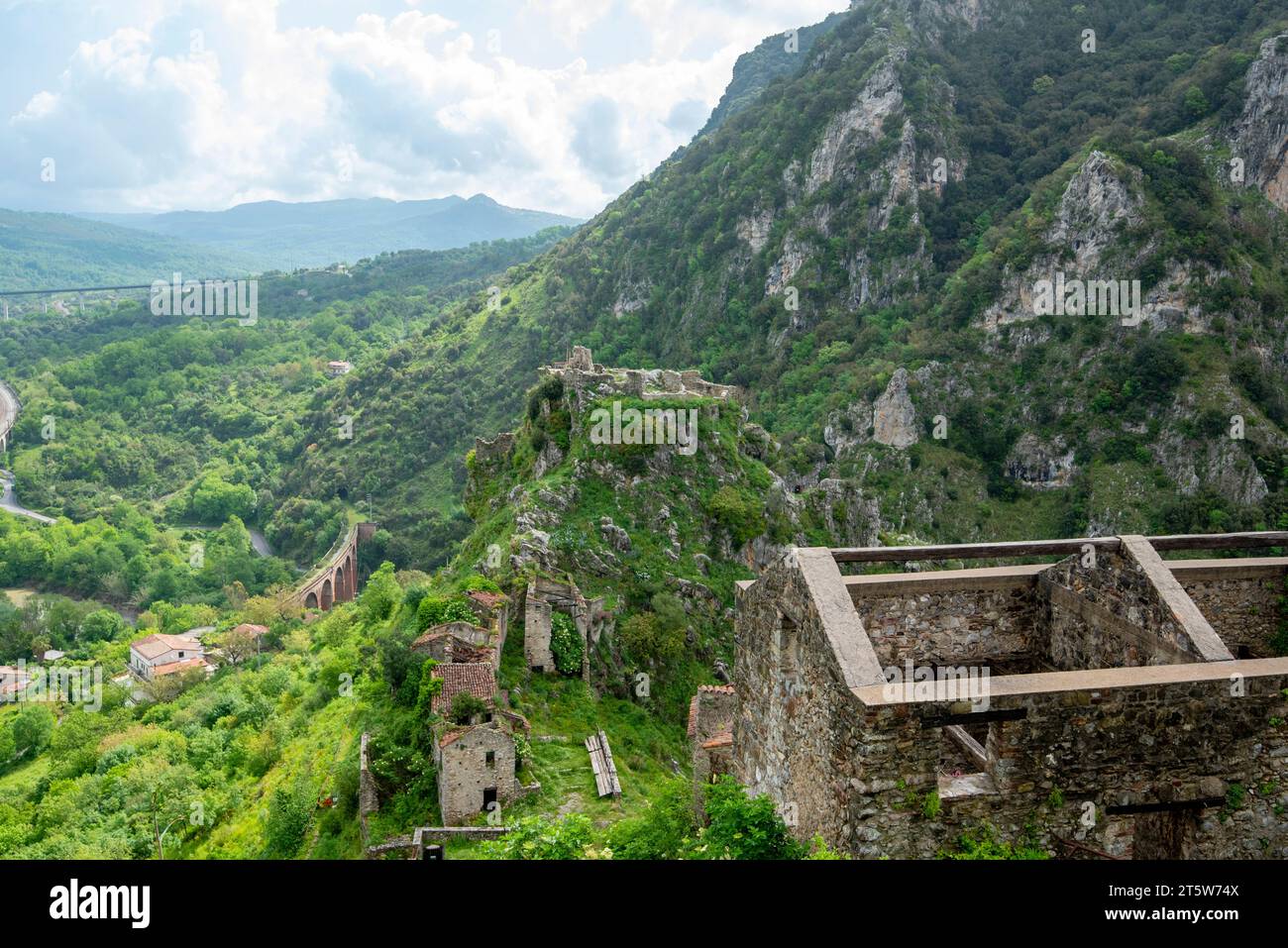 Medieval Village of San Severino di Centola - Italy Stock Photo - Alamy