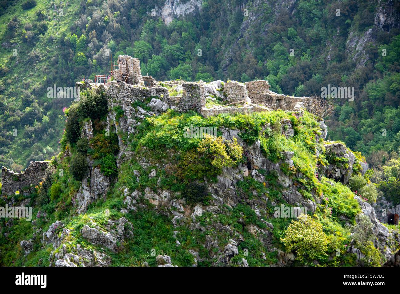Medieval Village of San Severino di Centola - Italy Stock Photo - Alamy