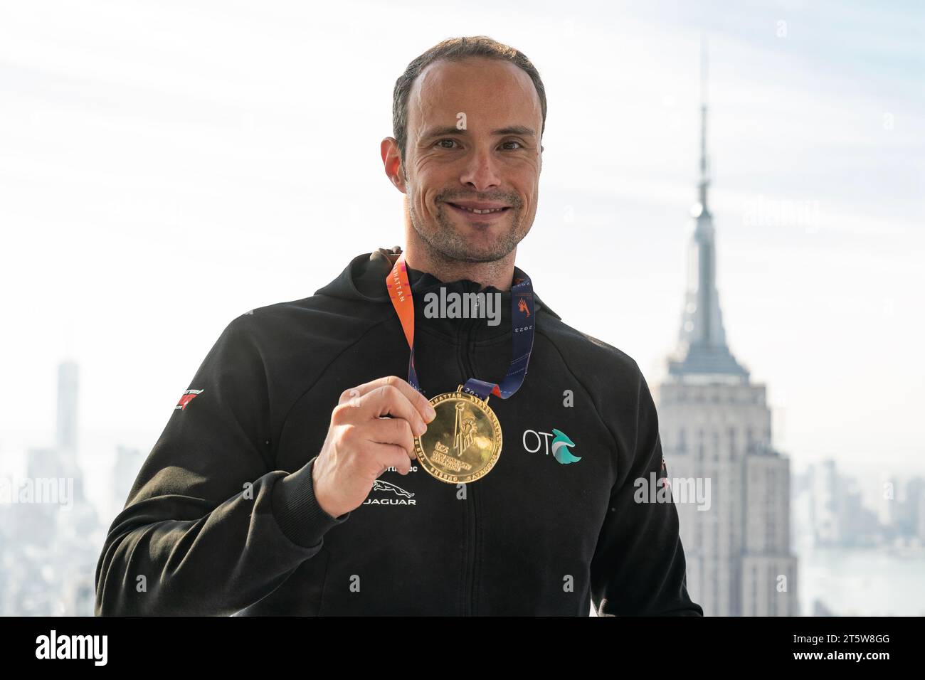Champion in men's wheelchair competition from Switzerland Marcel Hug ...