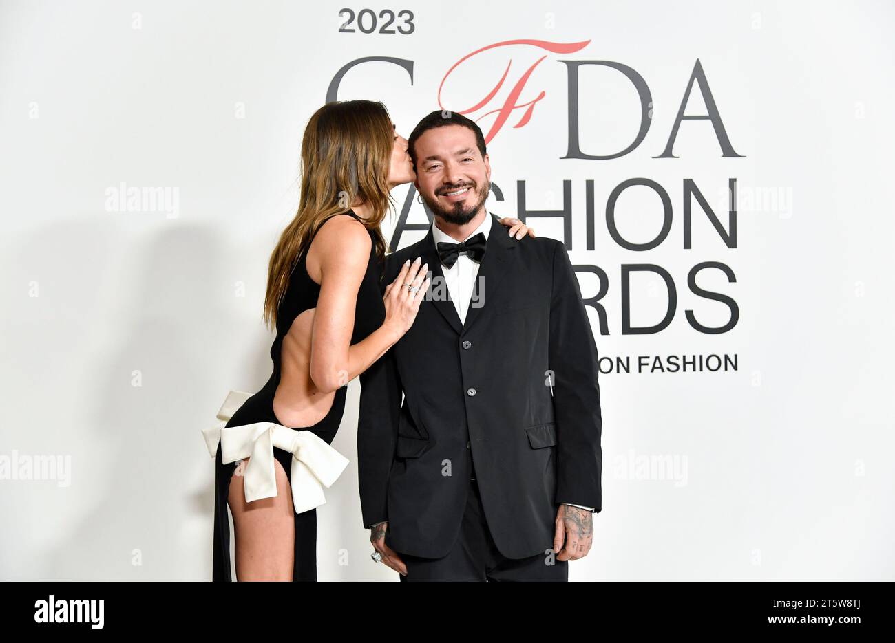 J Balvi, right, and Valentina Ferrer attend the CFDA Fashion Awards at ...