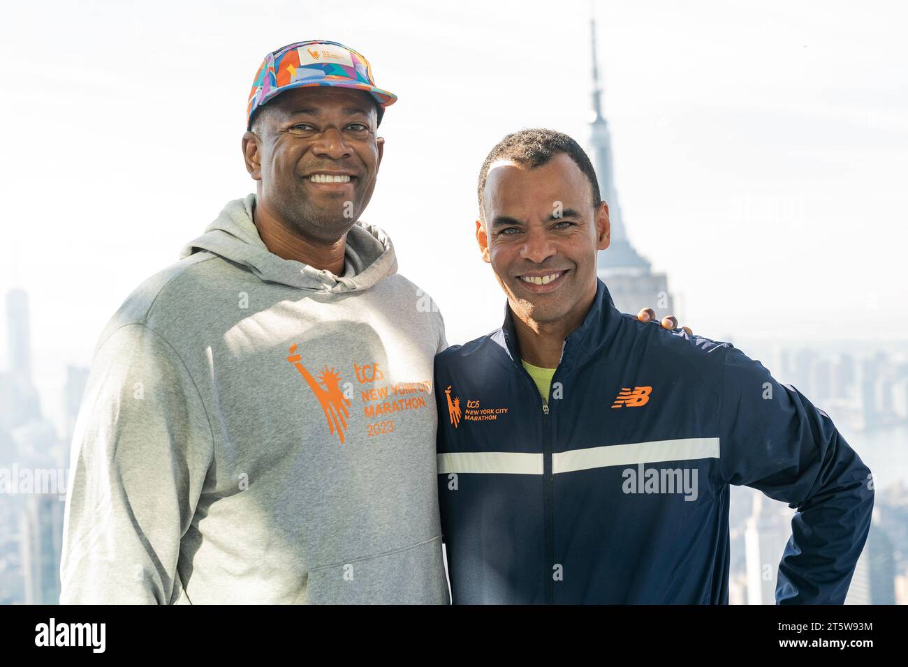 New York, USA. 06th Nov, 2023. Race Director Ted Metellus and CEO of ...