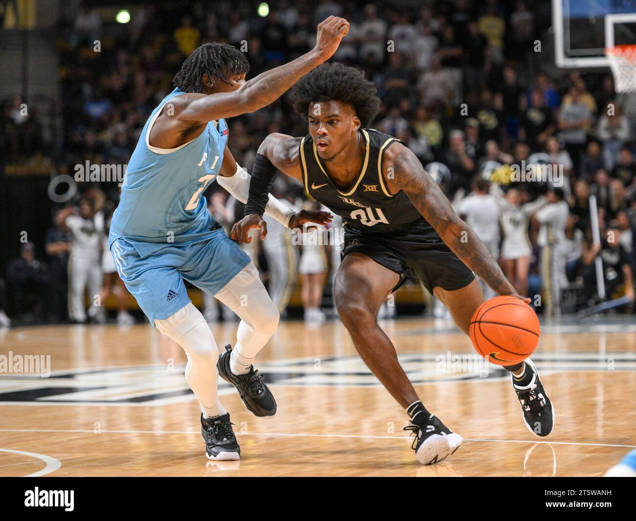 Orlando, USA. 06th Nov, 2023. November 6, 2023: FIU guard Arturo Dean ...